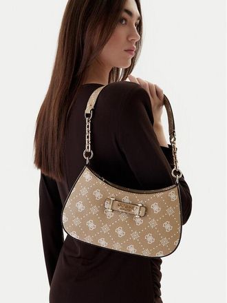 Guess Handtasche Carrie Logo HWGP98 98180 Beige