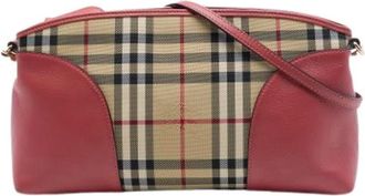 Burberry Pre-owned Chichester Schultertasche - - Pre-owned - Damen - Rot - ONE SIZE