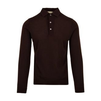 FILIPPO DE LAURENTIIS Polo Royal Merino - - Tops - Herren - Braun - 2XL