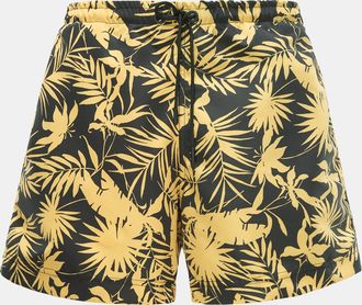 Pantaloni Torino Herren - Badeshorts gelb/schwarz gemustert