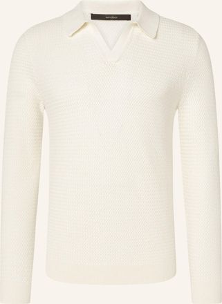 Windsor Windsor. Strick-Poloshirt Cashmilo weiss