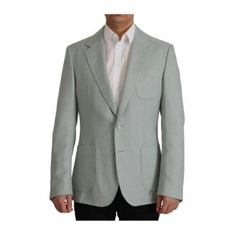 Dolce & Gabbana Mintgr&uuml;ner Slim Fit Blazer - - Jackets - Herren - Gr&uuml;n - 3XL