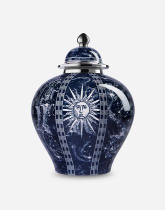 Dolce & Gabbana Mittlere Potiche-vase Aus Porzellan - Vasen Mehrfarbig Onesize