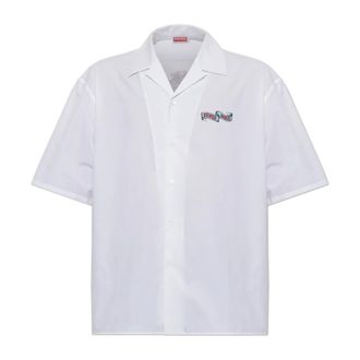 Kenzo Homme, Chemises, Blanc, Taille: L Chemise imprim&eacute;e