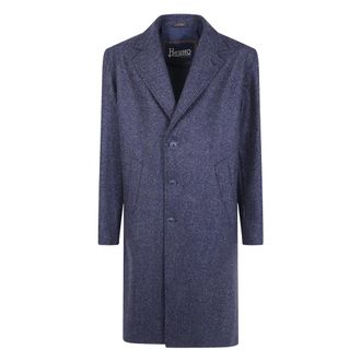 Herno Single-Breasted Coats - - Coats - Herren - Blau - M