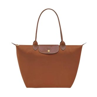 Longchamp Femme, Sacs, Brun, Taille: ONE Size Le Pliage Original Sac bandouli&egrave;re M