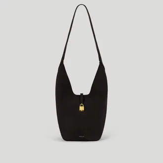 DeMellier The Siena Crossbody Daim Chocolat Fonc&eacute; DeMellier