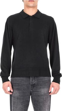 Officine Générale Homme, Pulls, Noir, Taille: S Brandon Polo