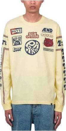 by Parra Homme, Tops, Jaune, Taille: XL Never Sinister T-shirt &agrave; Manches Longues