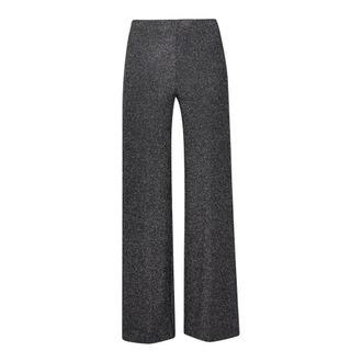 Jucca Femme, Pantalons, Gris, Taille: 44 FR Pantalon Large en Jersey Lurex