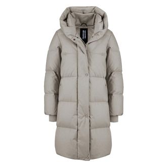 Bomboogie Lange gesteppte Daunenjacke - - Coats - Damen - Grau - M