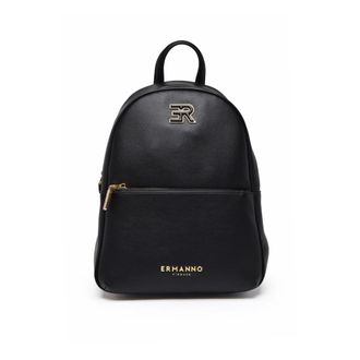 Ermanno Scervino Femme, Sacs, Noir, Taille: ONE Size Virginia Backpack