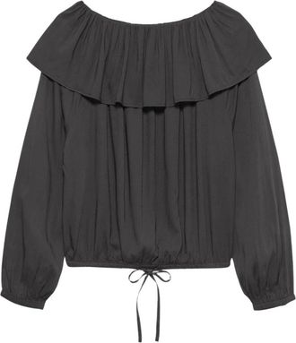 Alchemist Femme, Blouses et Chemises, Noir, Taille: 42 FR Top Pomme