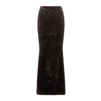 Andamane Nemesia Maxi Rock - - Skirts - Damen - Schwarzk - L