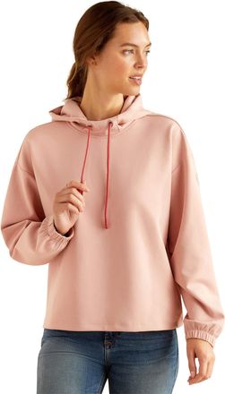 Ariat Womens Moraga Hoodie Long Sleeve in Misty Rose, Size X-Small, by Ariat