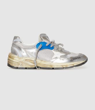 Golden Goose Baskets Running Dad Silver/White