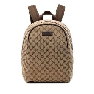Gucci unisex, Pre-owned, Beige, Taille: ONE Size Sac &agrave; dos en toile Pre-owned