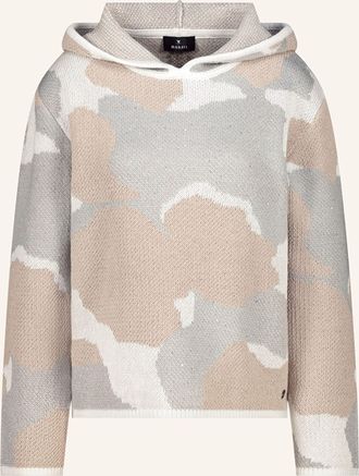 Monari Monari Strick-Hoodie Mit Glitzergarn beige