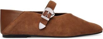 Tommy Jeans Ballerinas Tjw Ballerina Suede EN0EN03067 Braun