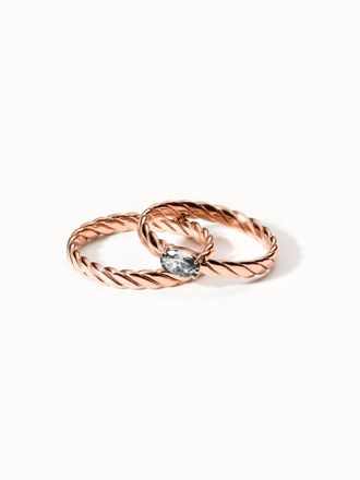 Purelei Volcano Ring Set Wei&szlig;