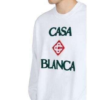 Casablanca Sweatshirt &agrave; logo en coton