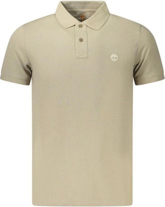 Timberland Homme, Tops, Beige, Taille: XL Polo en coton au design classique