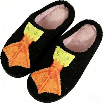 Generic Pantoufles amusantes en peluche avec griffe dautruche et pieds de poulet, pantoufles dint&eacute;rieur chaudes pour femmes, Chaussettes pour pieds de poulet,