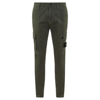 Stone Island Homme, Pantalons, Vert, Taille: W30 Slim-fit Pantalons