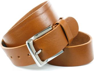 Anthoni Crown Herren Jeans Volllederg&uuml;rtel VLG1IT4J20 G&uuml;rtel, Hellbraun, 90