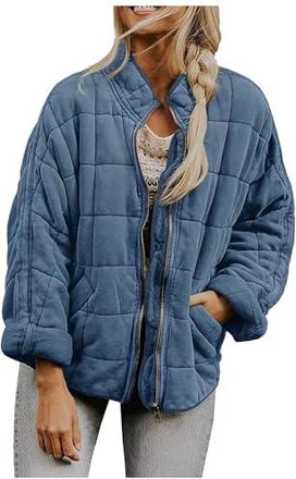 Generic Blazer Blanc Grande Taille Veste Crochet Femme Veste Doudoune sans Manche Femme Ensemble Blazer sans Manche Veste en Laine Longue Femme Manteau Femme 