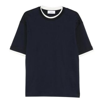 Lardini Rundhals-T-Shirt - - Tops - Herren - Blau - XL