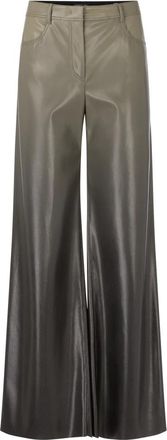 Marc Cain Warri Fun-Leather Hose - - Trousers - Damen - Gr&uuml;n - S