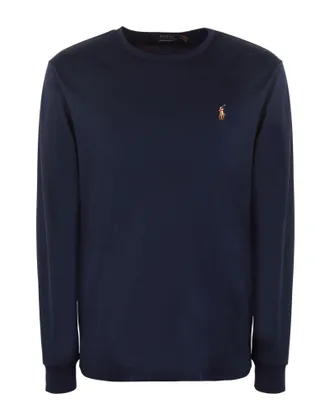 Ralph Lauren CUSTOM FIT LONG SLEEVE INTERLOCK T-SHIRT