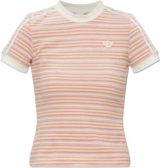 adidas Femme, Tops, Rose, Taille: 34 FR T-shirt &agrave; logo