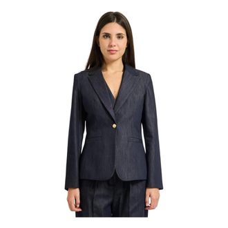 Yes-Zee YES Zee, Femme, Vestes, Bleu, Taille: 44 FR Veste crois&eacute;e