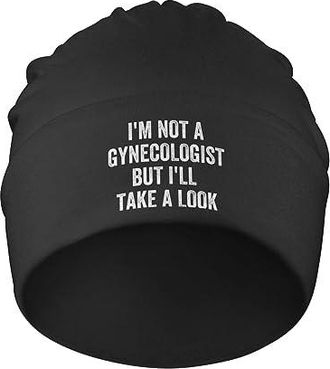 Generic Femme Homme Bonnets De Ski Je Ne suis Pas Gyn&eacute;cologue, mais Je Vais Jeter Un Coup DOEil. Bonnets Tricot&eacute; Doux Hiver Chapeaux Chaud Bonnet dhiver pour 