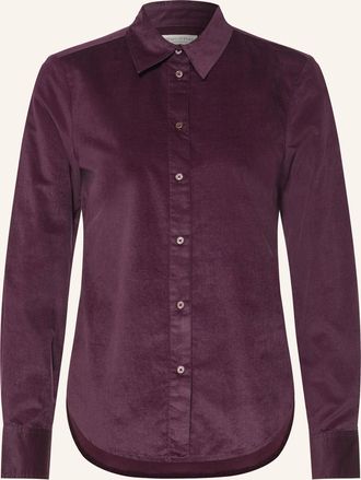 Marc O'Polo Marc Opolo Hemdbluse Aus Samt lila