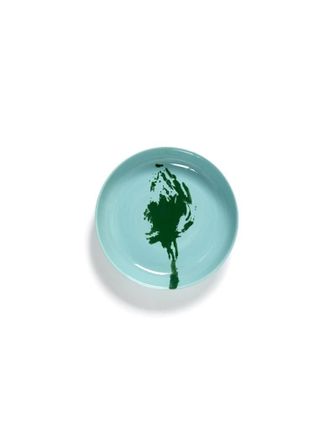 Serax Suppenteller, Teller - Feast - Azure Artichoke Green - Keramik - (ØxH) 22 x 4 cm