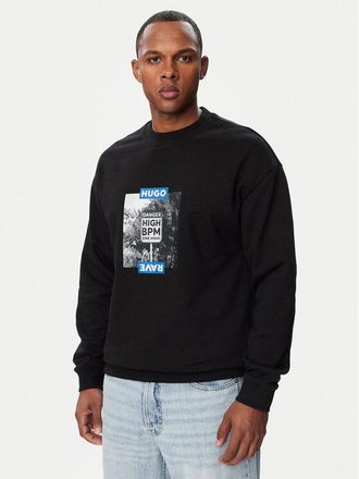 HUGO BOSS Sweatshirt Noldocrew 50570029 Schwarz Regular Fit