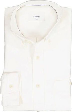 Eton Herren Hemd wei&szlig; Oxford