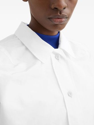 Jil Sander Cropped Blouson Jacket - White