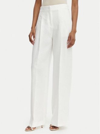 HUGO BOSS Stoffhose Tiana 50557443 Wei&szlig; Relaxed Fit