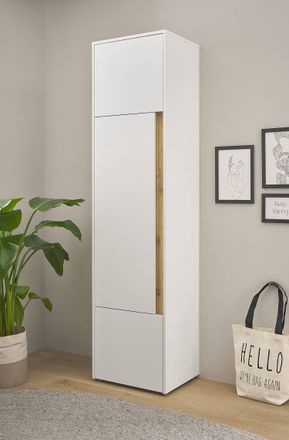 Loftscape home24 Schrank 200 cm 50 x 200 x 40cm Weiß/Weiß