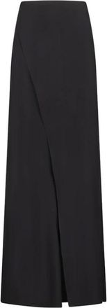 Blumarine Femme, Jupes, Noir, Taille: 38 FR Pantalon Twill pour un Look Élégant