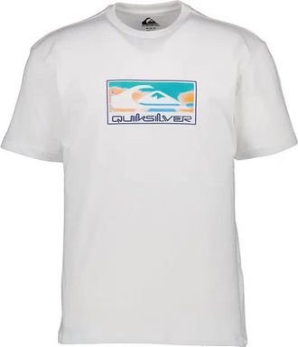 Quiksilver Herren T-Shirt weiß Baumwolle