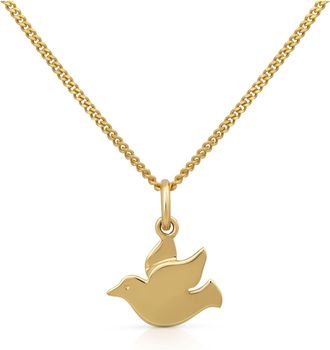 Orolino Halskette Gold 585 mit Tauben-Motiv 42/45cm lang