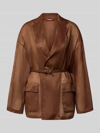 Max Mara Relaxed Fit Longblazer mit Reverskragen Modell FATTO
