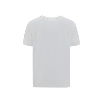 Brunello Cucinelli Womens White Cotton T-Shirt