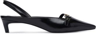 Tommy Hilfiger Pumps Th Buckle Kitten Slingback Pump FW0FW09384 Schwarz