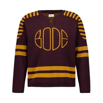 Bode Vintage Hockey Stripe Sweater - - Knitwear - Herren - Braun - L